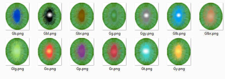 Green eye Texture From my Mega eye pack by me-ooks on DeviantArt
