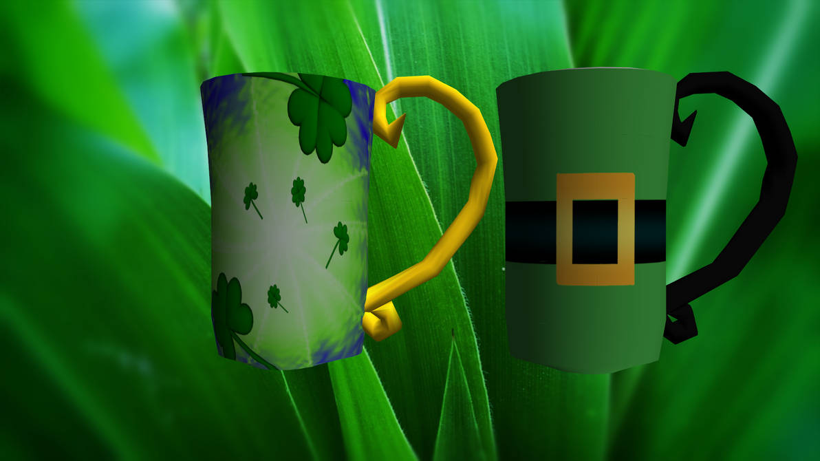 St. patricks day coffee cups {MMD DL} by me-ooks on DeviantArt