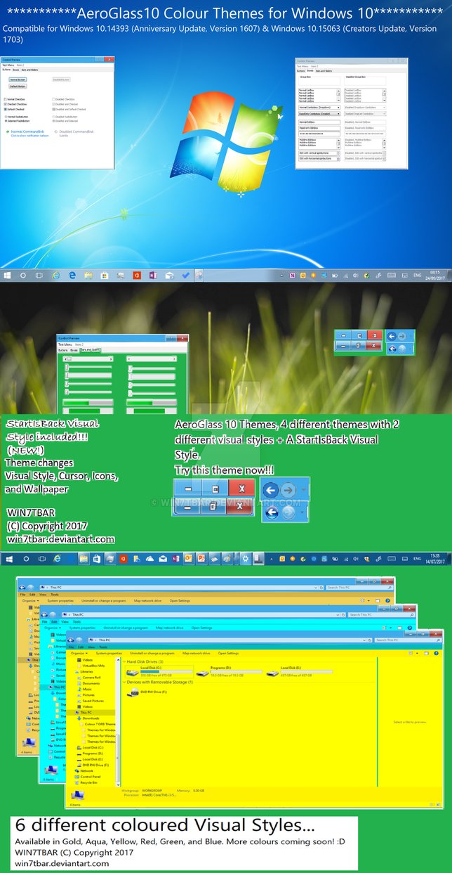 AeroGlass10 Themes for Windows 10 by WIN7TBAR on DeviantArt