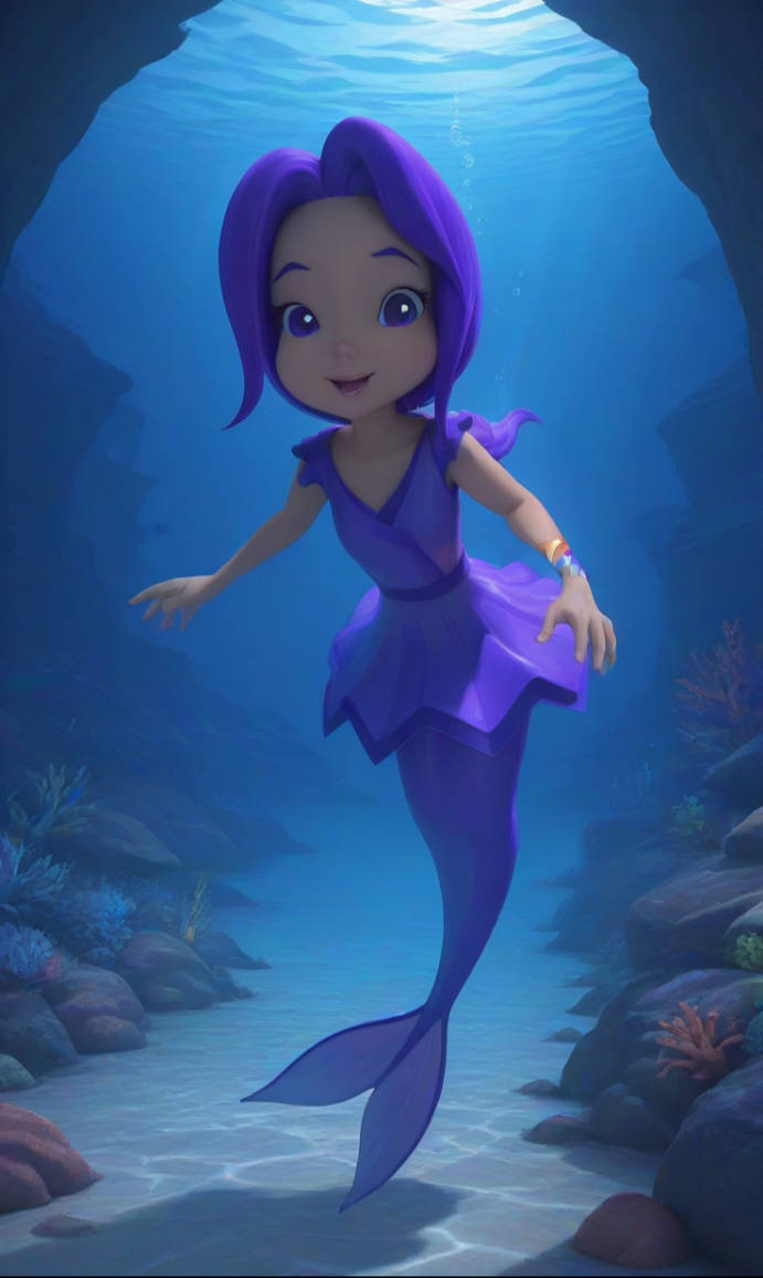 Indigo Allfruit as a Mermaid by secretidiotguy on DeviantArt