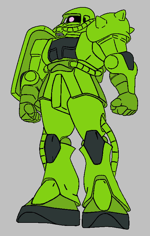 Standard MS-06 Zaku II RD by Mermanwatch on DeviantArt