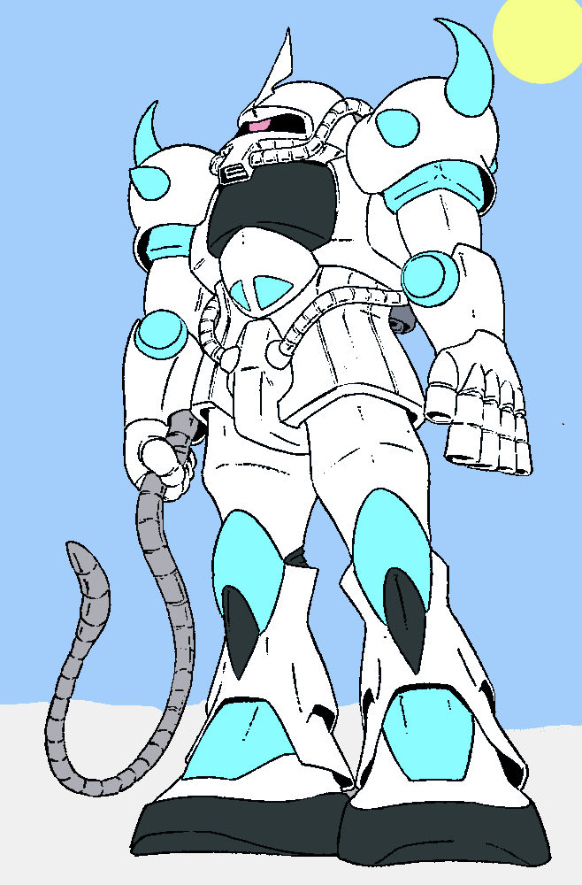Standard MS-07B Gouf CT Arctic colors in my story by Mermanwatch on ...