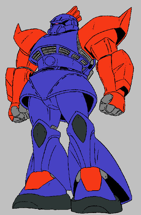 MS-14B Gelgoog of Mikhail Kaminsky by Mermanwatch on DeviantArt