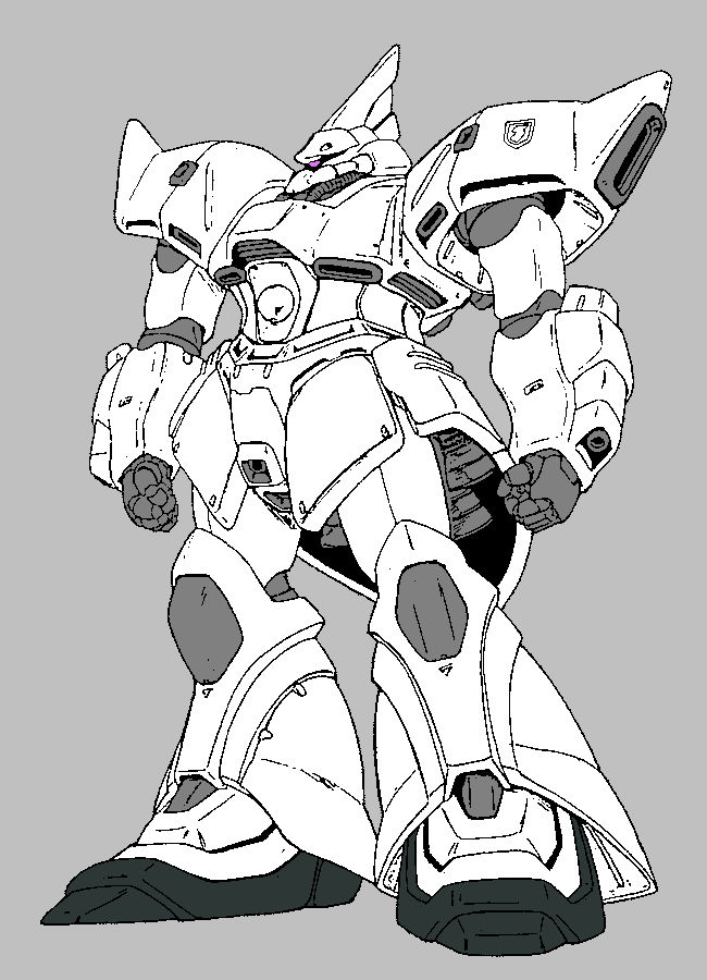 MS-14Jg Gelgoog Jager Template v6 by Mermanwatch on DeviantArt