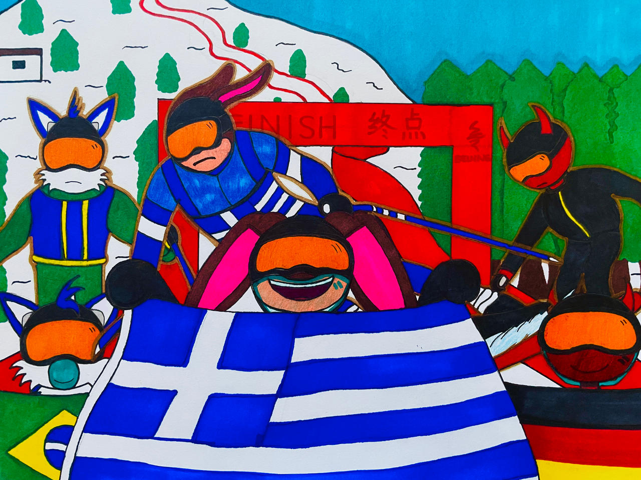 2022 Winter Olympics - Skiing (Winners) by Jojolantern2000 on DeviantArt
