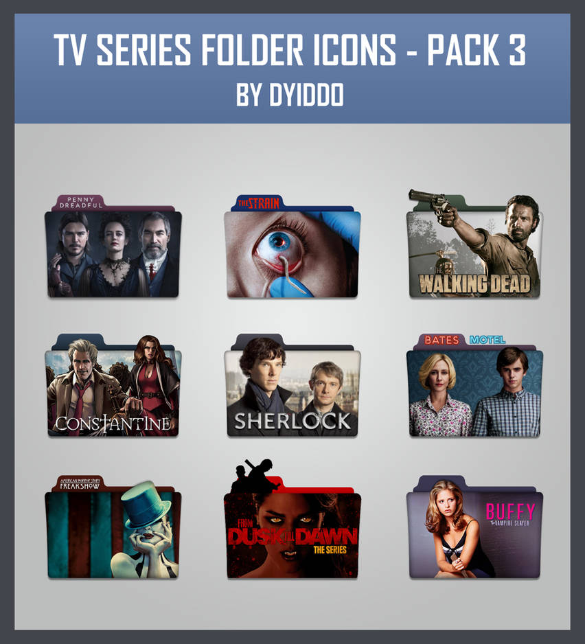 TV Series Folder Icon - Pack 3 by DYIDDO on DeviantArt