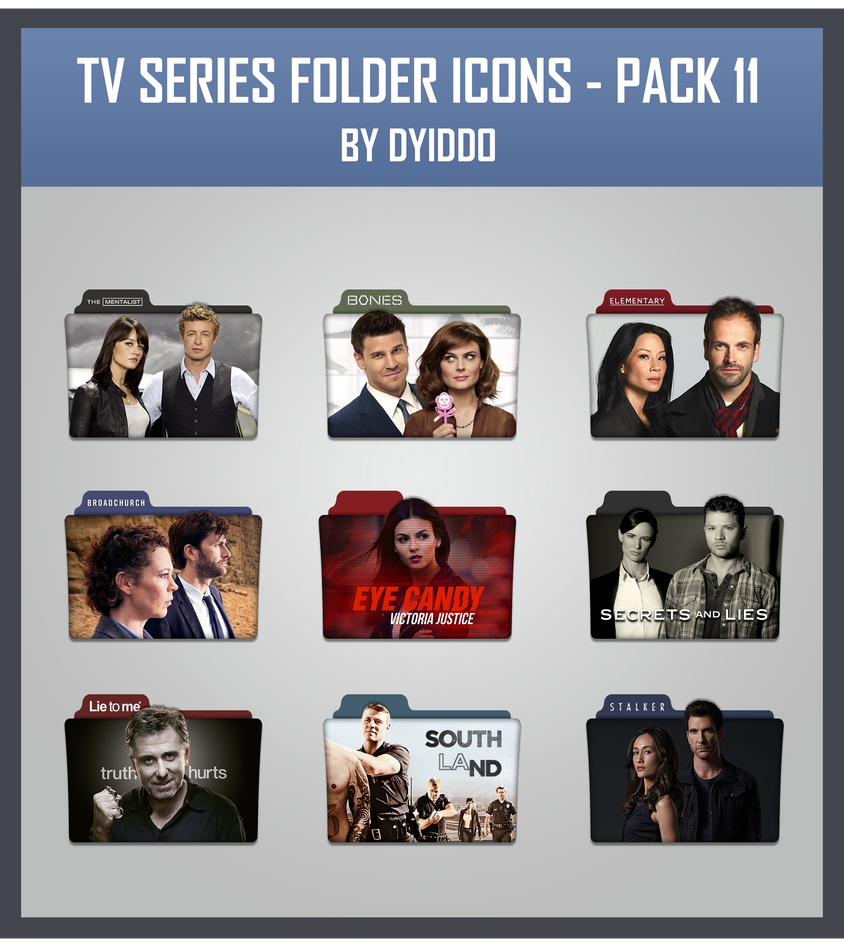 TV Series Folder Icons - Pack 11 by DYIDDO on DeviantArt