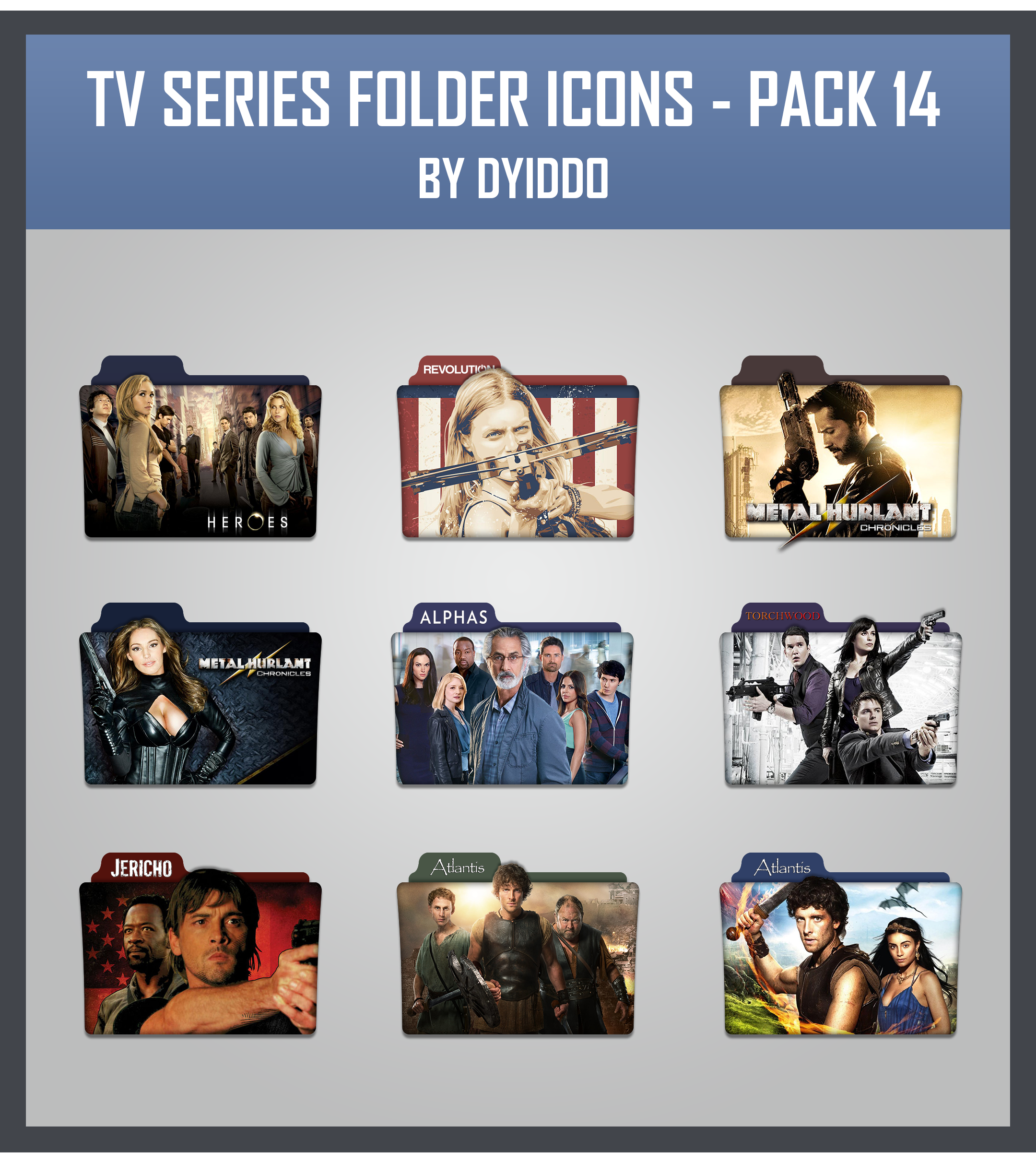 TV Series Folder Icons - Pack 14 by DYIDDO on DeviantArt