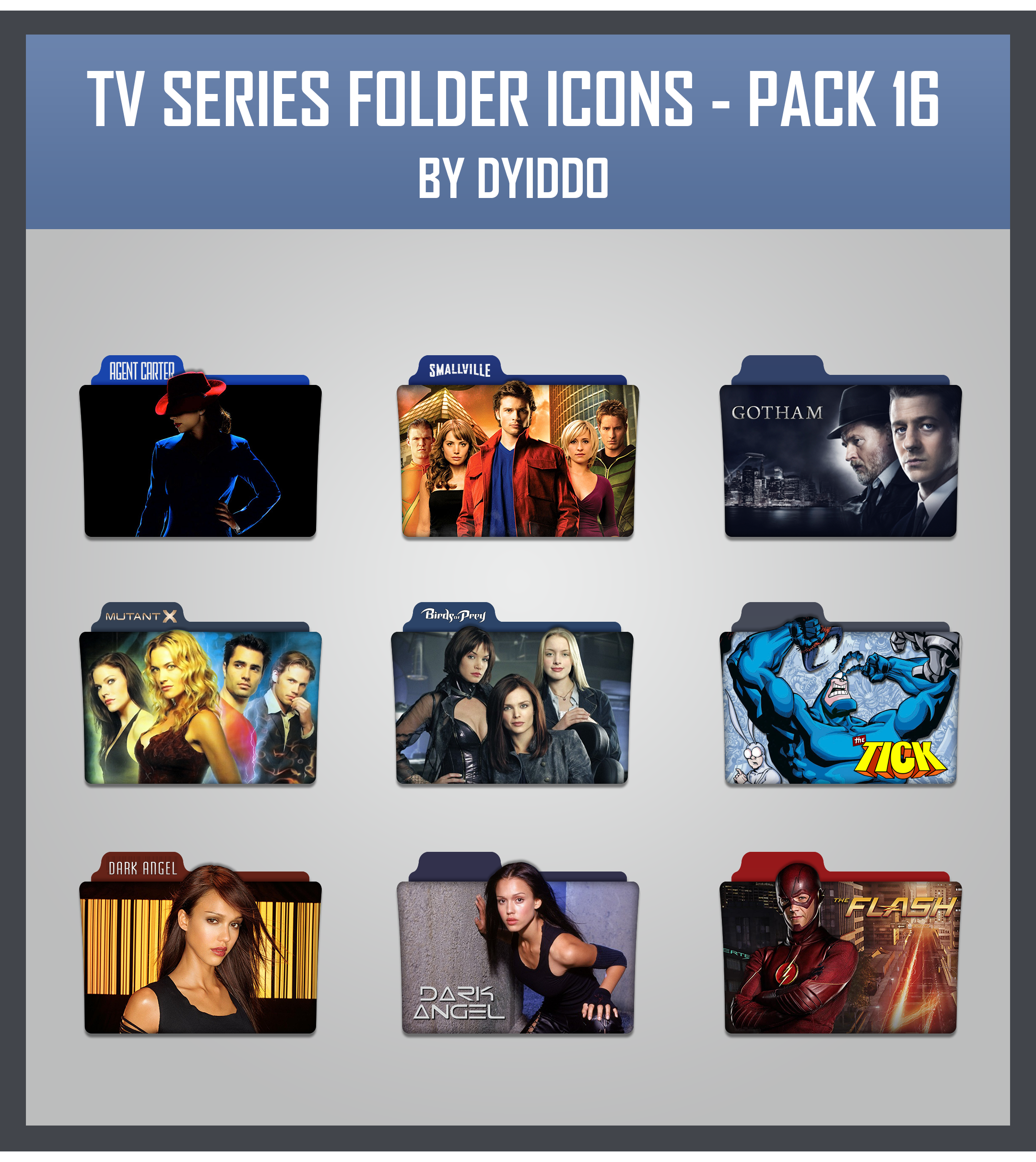 TV Series Folder Icons - Pack 16 by DYIDDO on DeviantArt