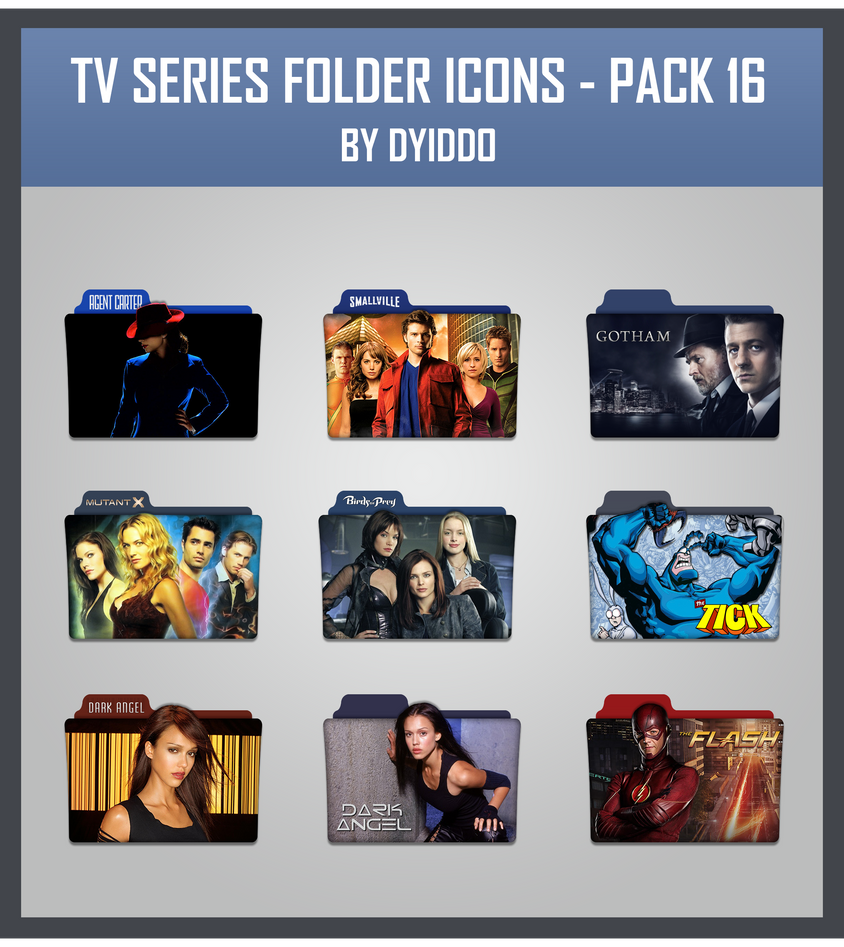 TV Series Folder Icons - Pack 16 by DYIDDO on DeviantArt