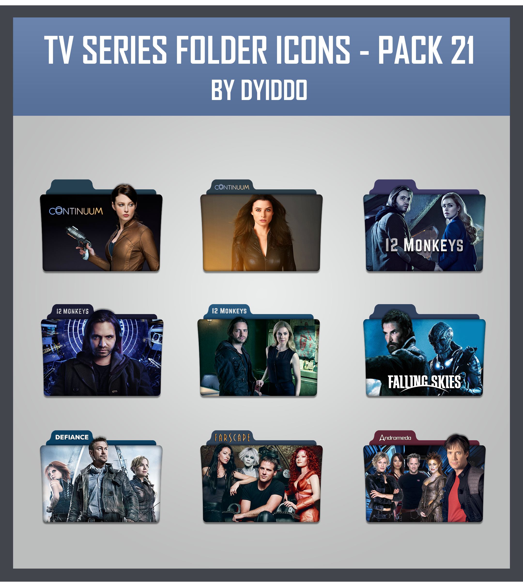 TV Series Folder Icons - Pack 21 by DYIDDO on DeviantArt
