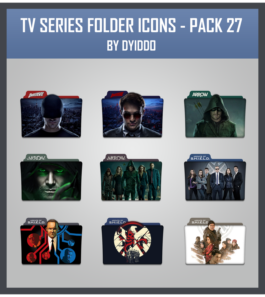 TV Series Folder Icons - Pack 27 by DYIDDO on DeviantArt
