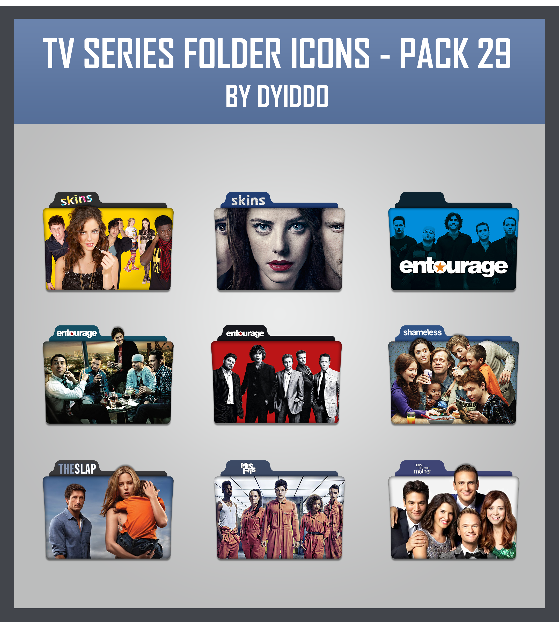 TV Series Folder Icons - Pack 29 by DYIDDO on DeviantArt