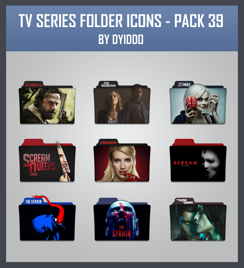 TV Series Folder Icons - Pack 39 by DYIDDO on DeviantArt