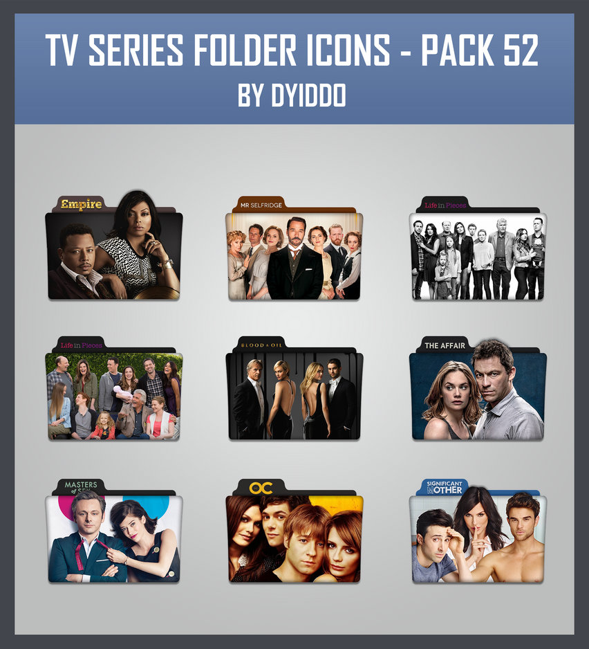 TV Series Folder Icons - Pack 52 by DYIDDO on DeviantArt