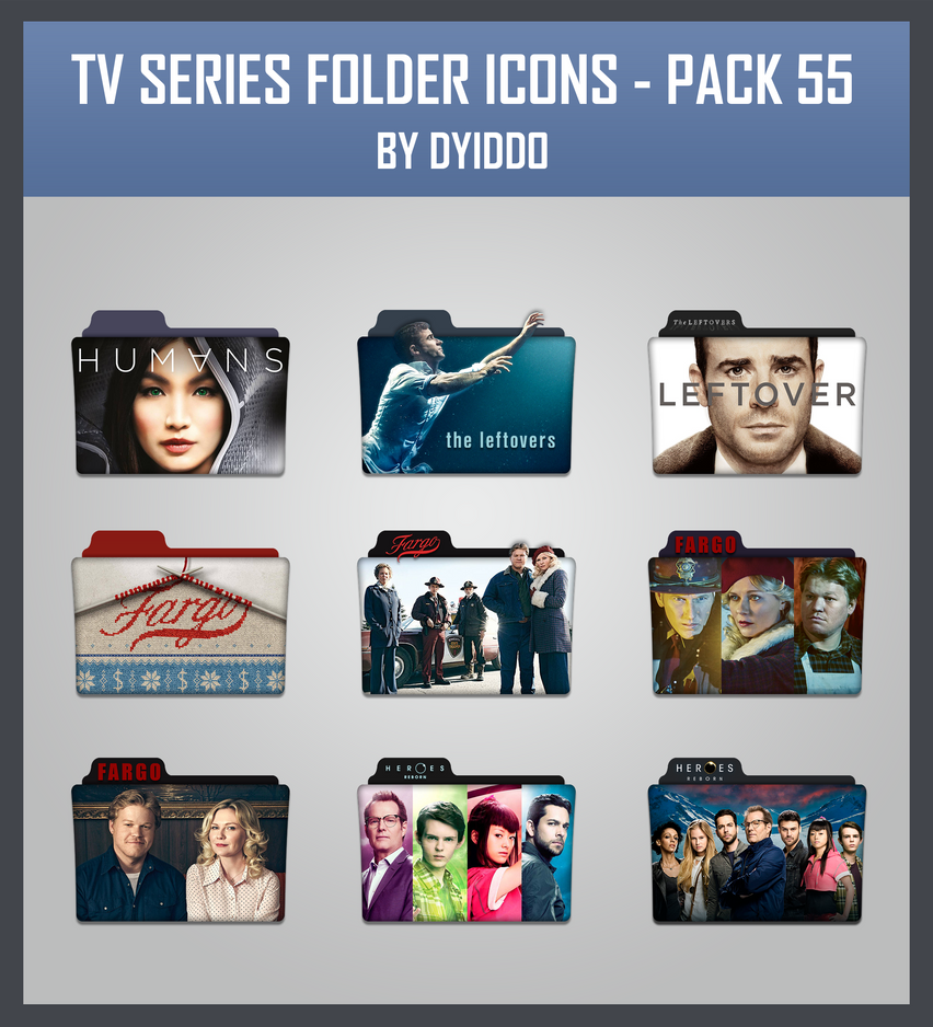 TV Series Folder Icons - Pack 55 by DYIDDO on DeviantArt