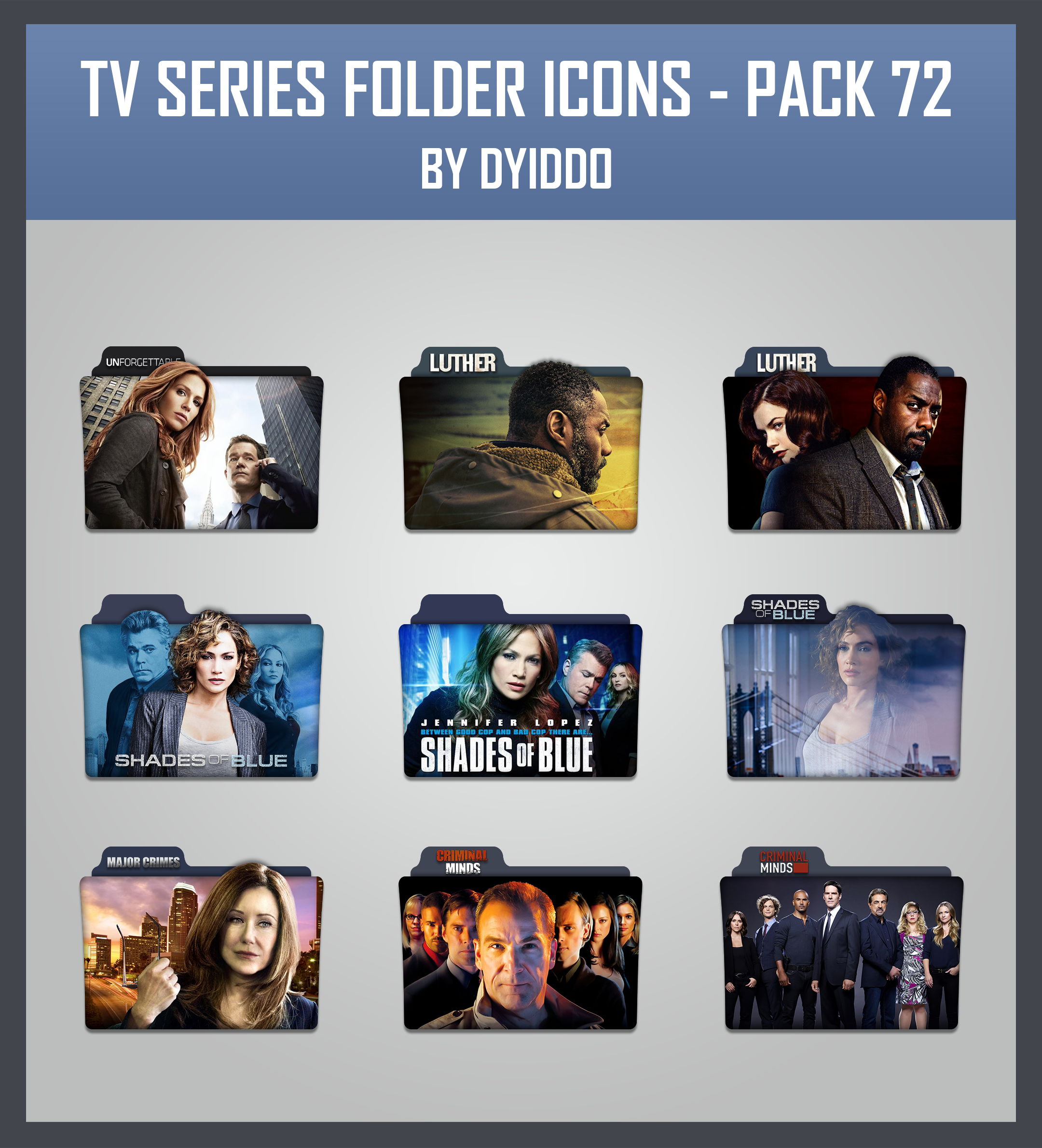 TV Series Folder Icons - Pack 72 by DYIDDO on DeviantArt