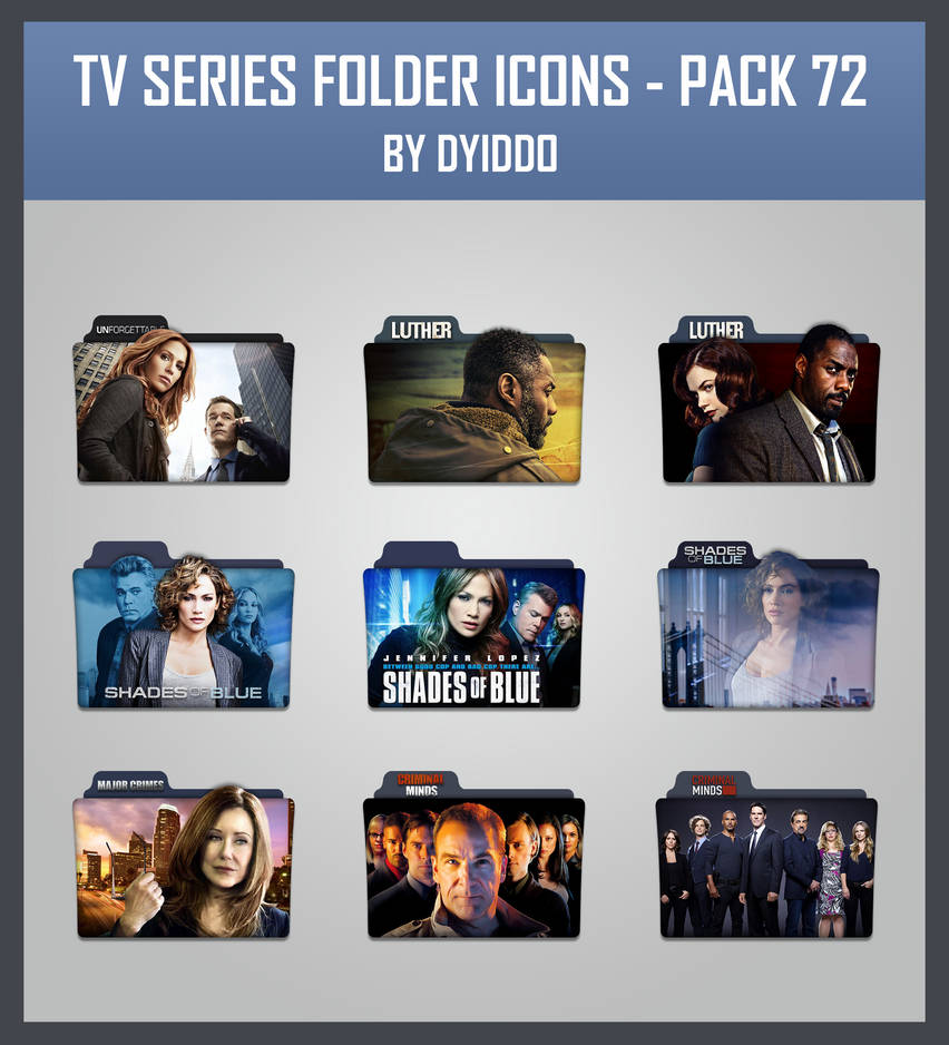 TV Series Folder Icons - Pack 72 by DYIDDO on DeviantArt