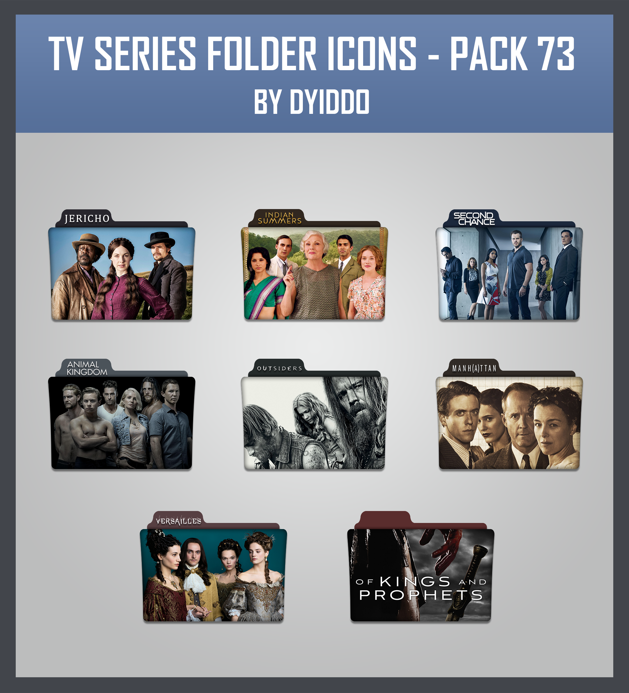 TV Series Folder Icons - Pack 73 by DYIDDO on DeviantArt
