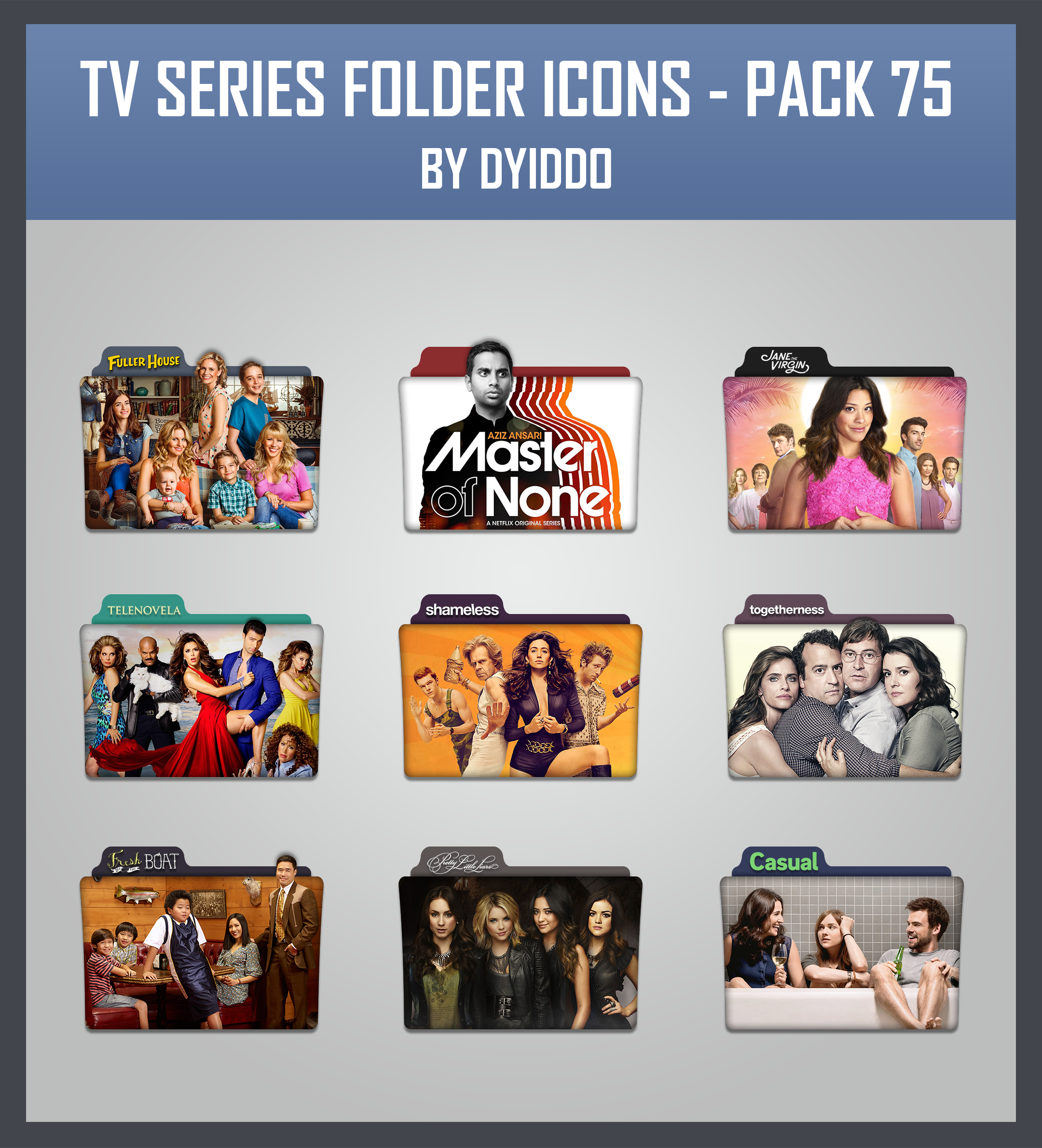 TV Series Folder Icons - Pack 75 by DYIDDO on DeviantArt