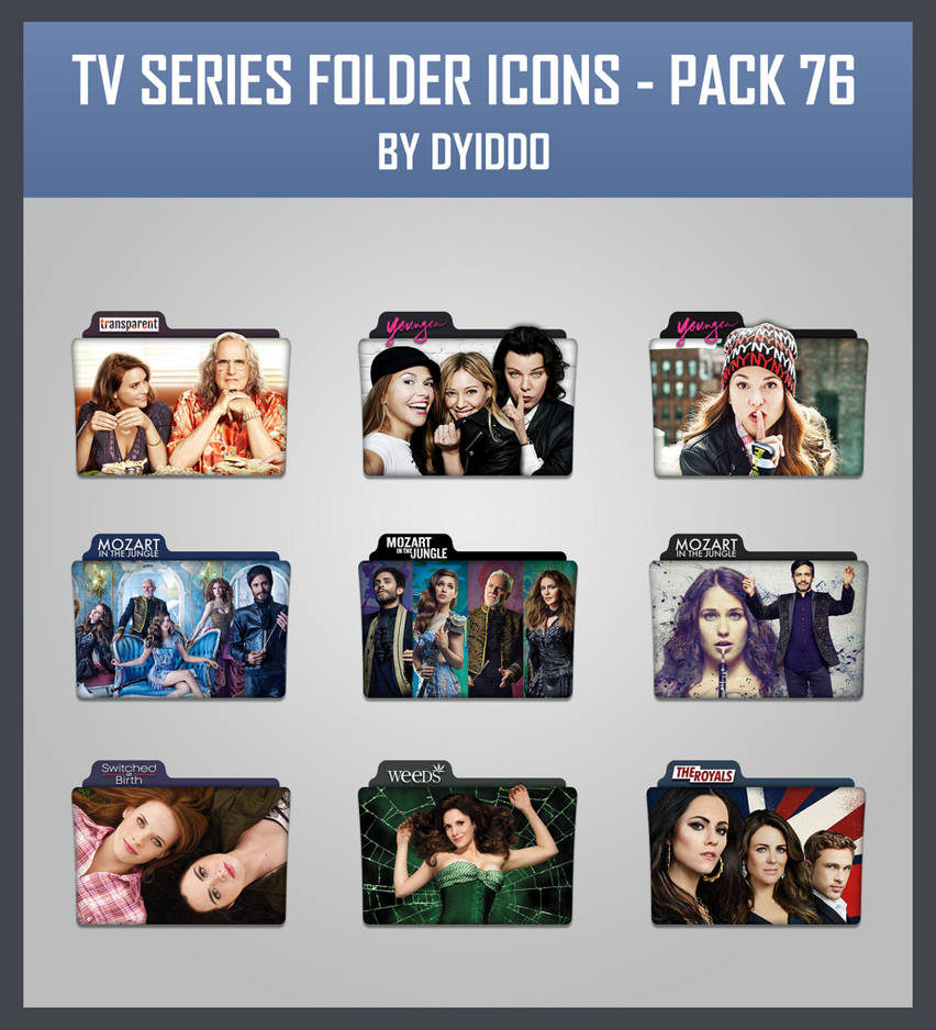 TV Series Folder Icons - Pack 76 by DYIDDO on DeviantArt