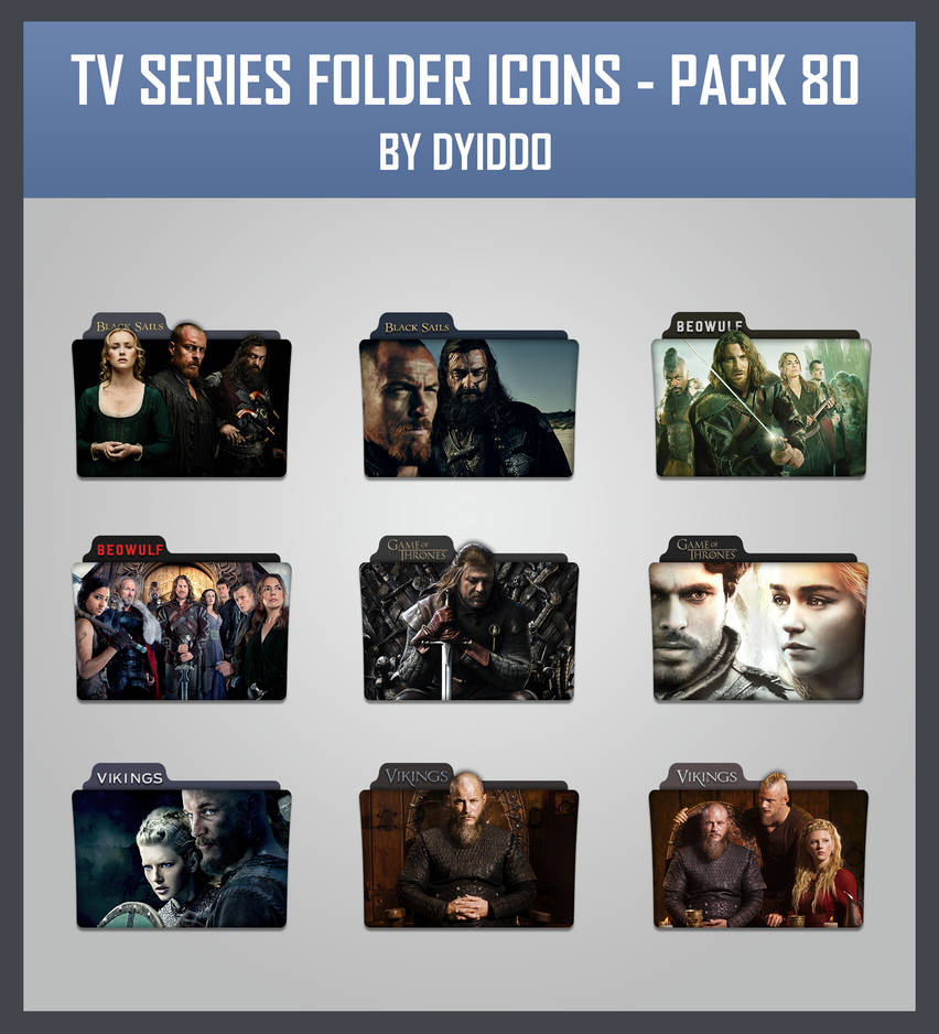 TV Series Folder Icons - Pack 80 by DYIDDO on DeviantArt