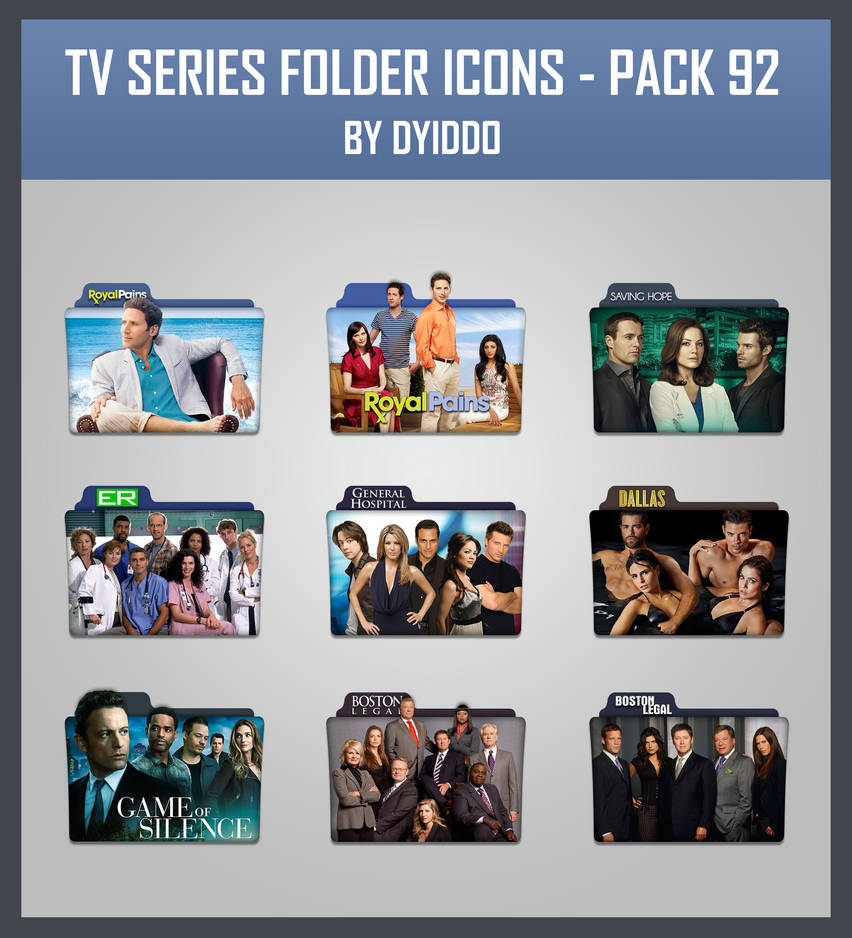 TV Series Folder Icons - Pack 92 by DYIDDO on DeviantArt