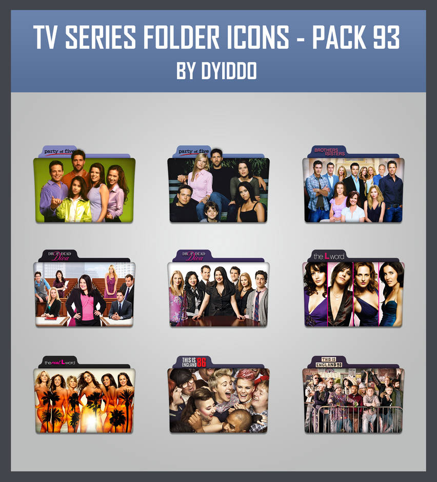 TV Series Folder Icons - Pack 93 by DYIDDO on DeviantArt