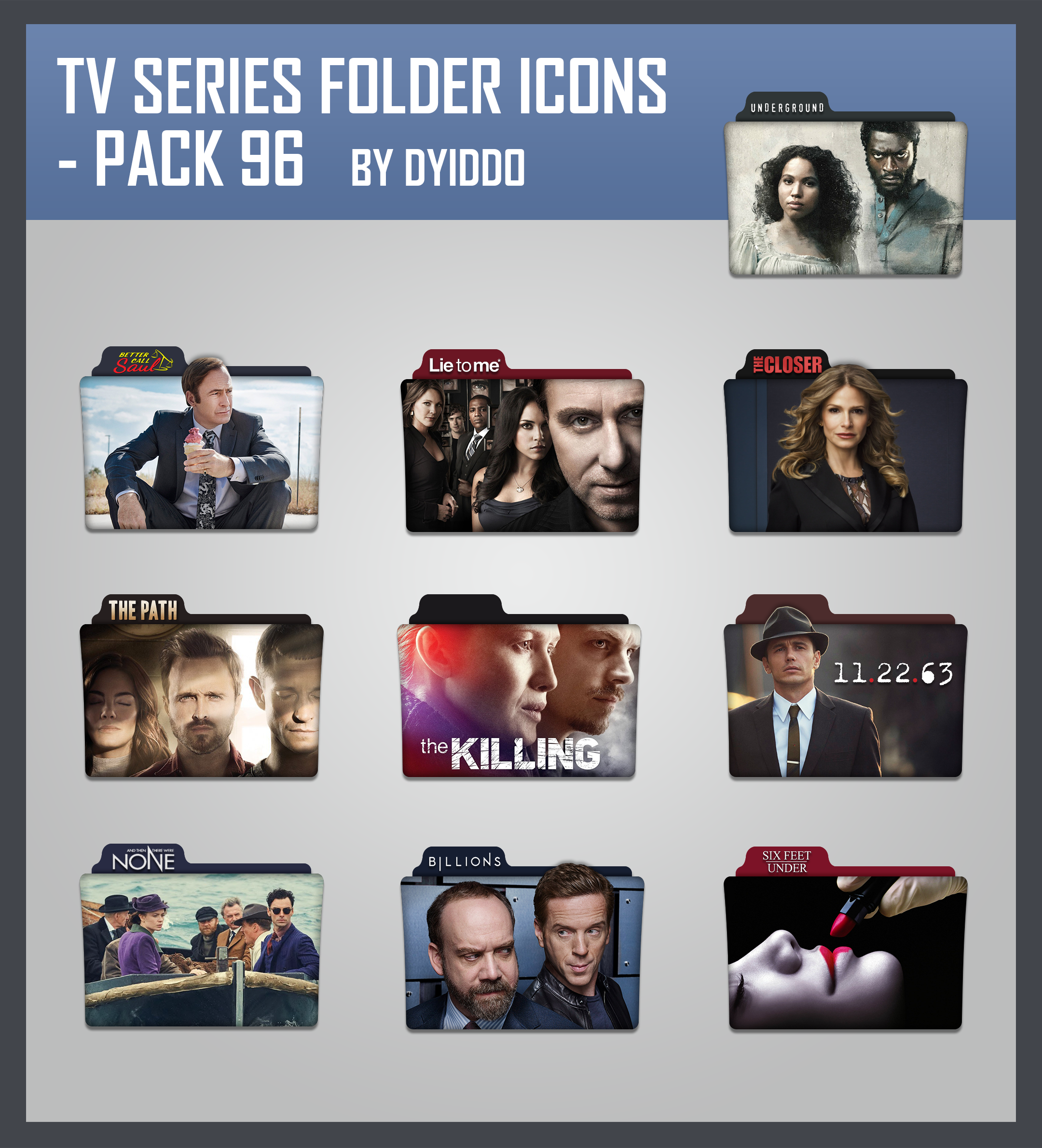 TV Series Folder Icons - Pack 96 by DYIDDO on DeviantArt