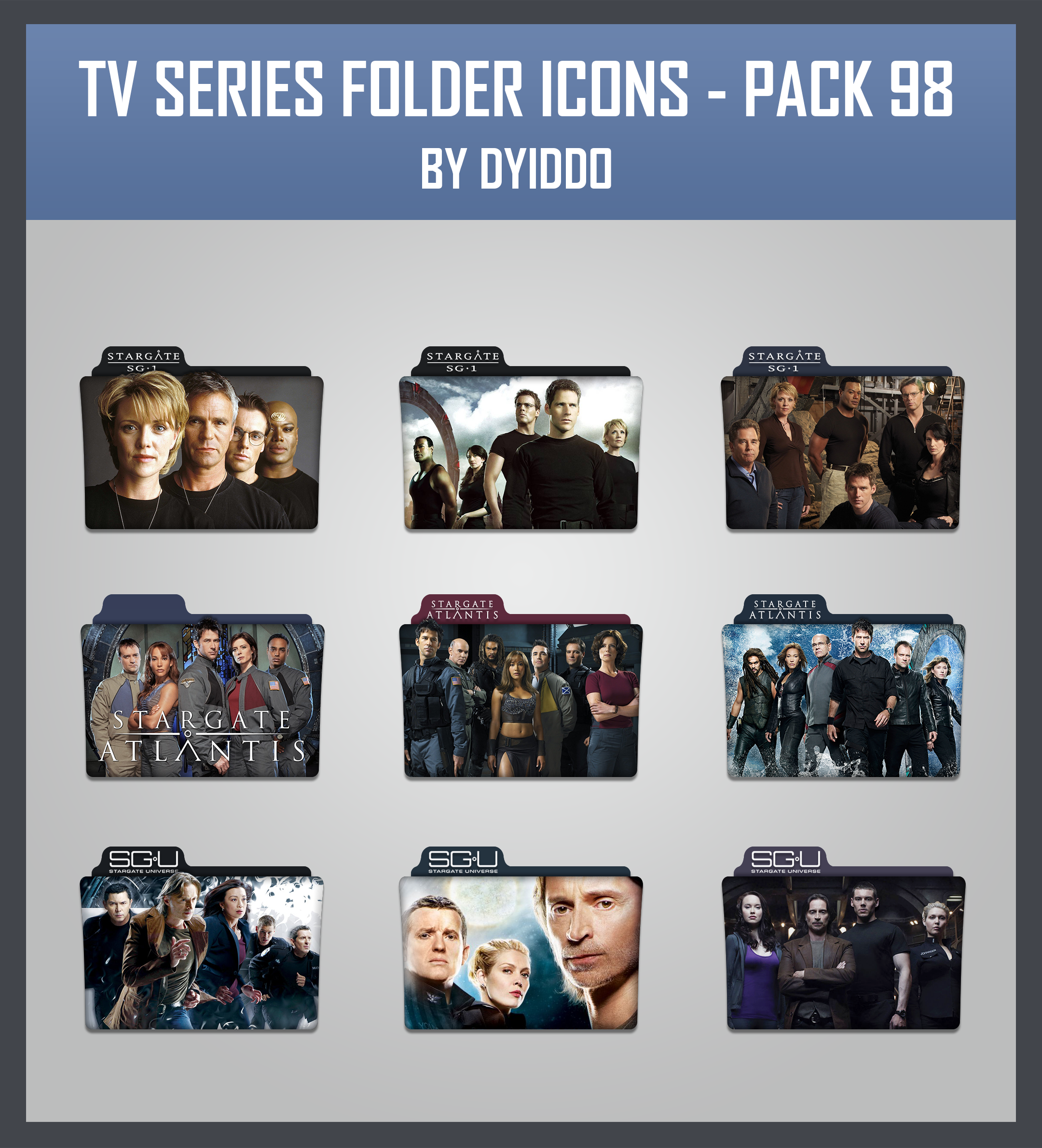 TV Series Folder Icons - Pack 98 by DYIDDO on DeviantArt