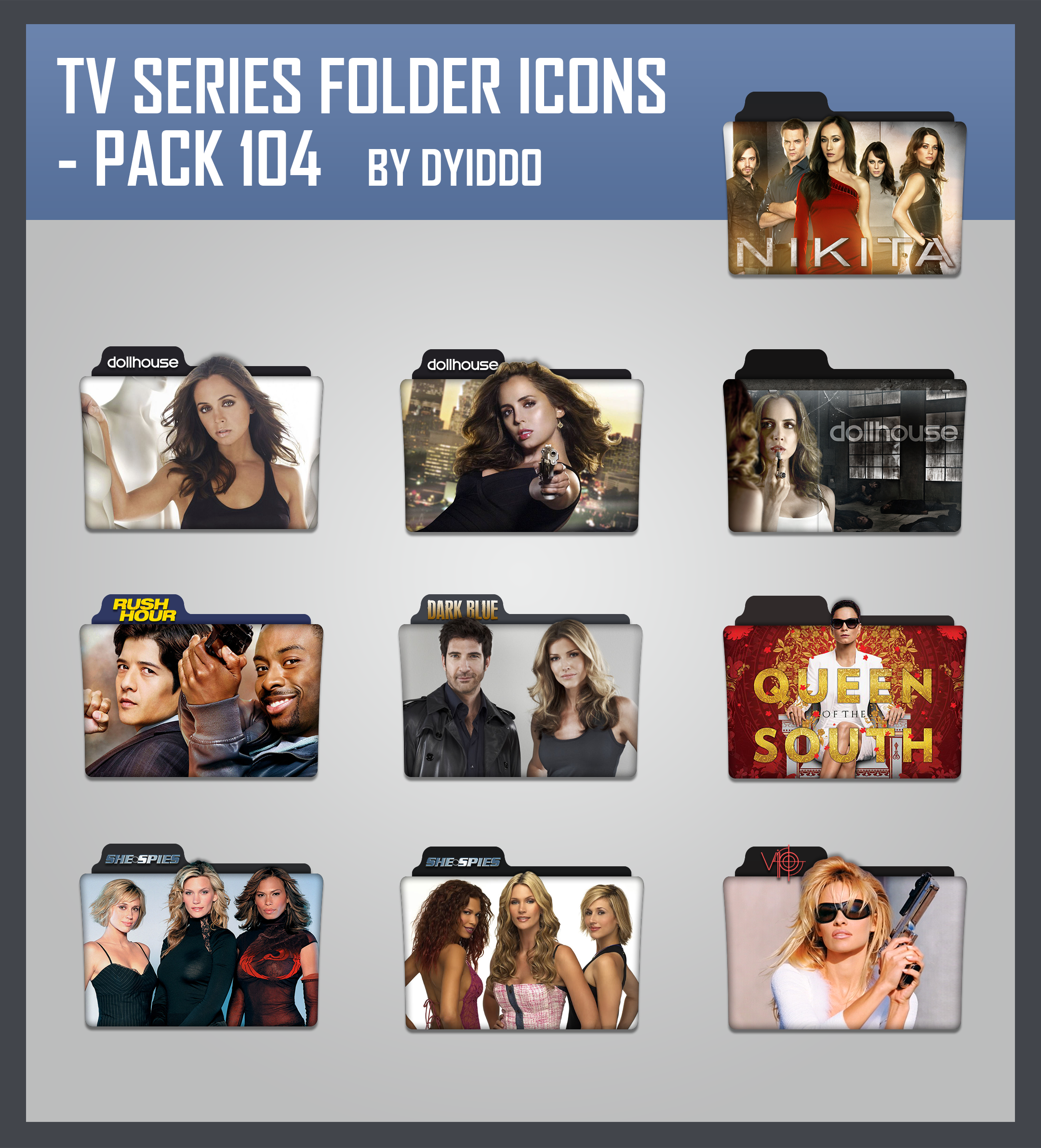 TV Series Folder Icons - Pack 104 by DYIDDO on DeviantArt