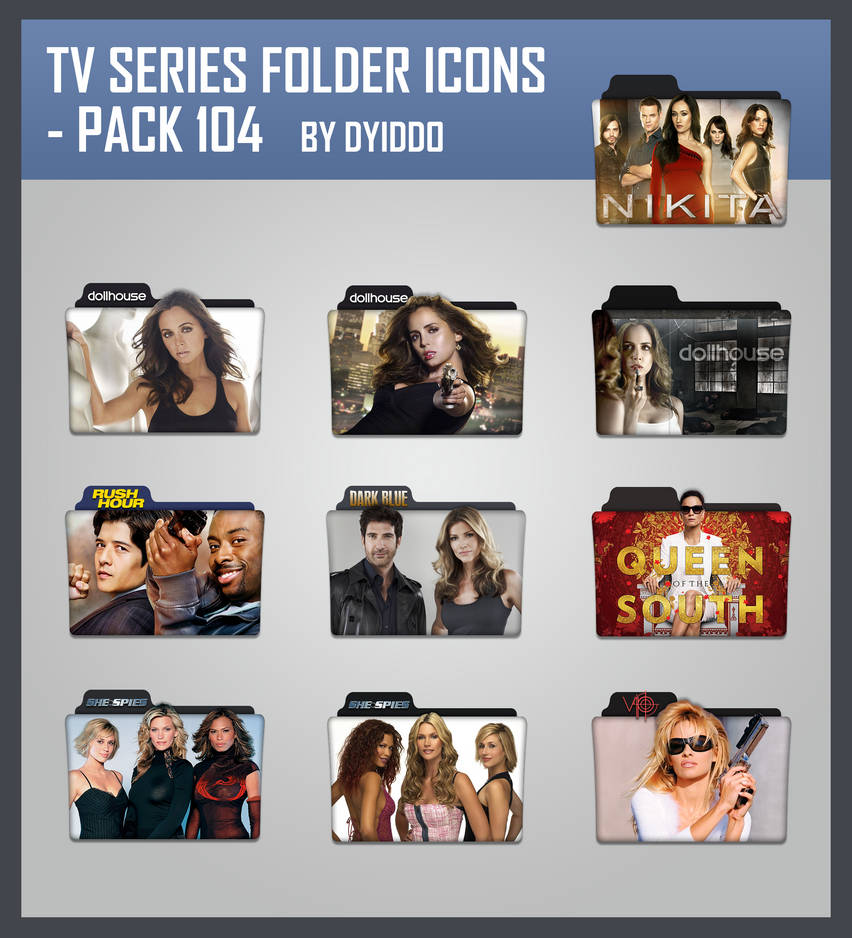 TV Series Folder Icons - Pack 104 by DYIDDO on DeviantArt