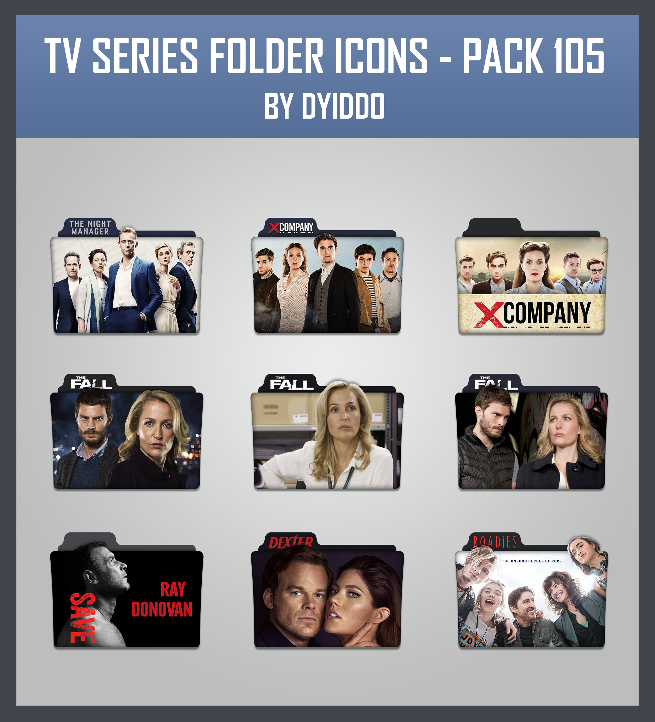 TV Series Folder Icons - Pack 105 by DYIDDO on DeviantArt