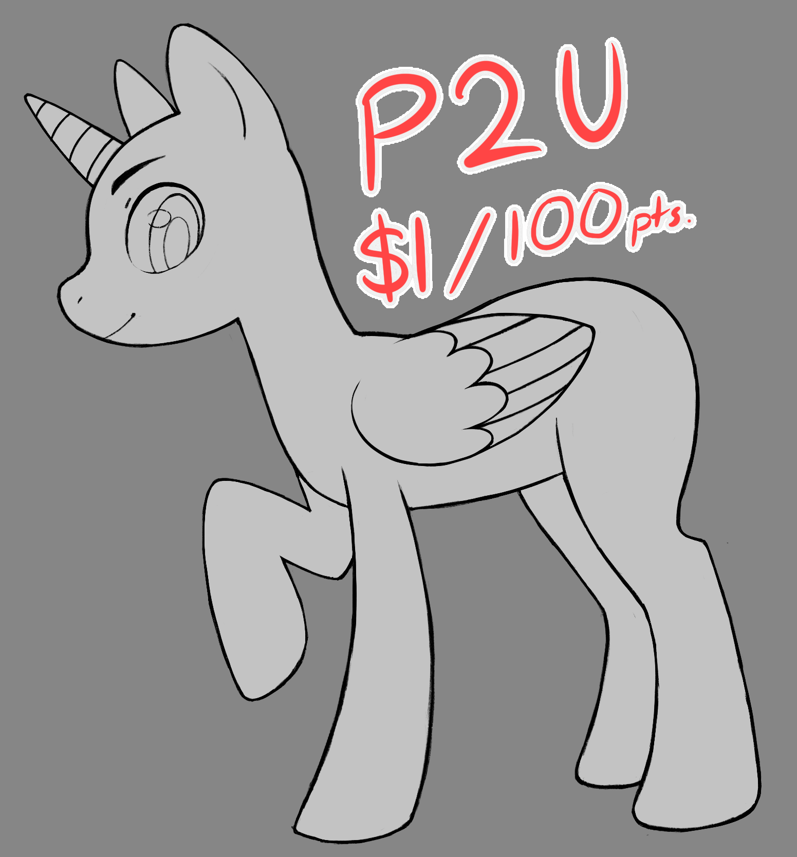 P2U mlp base by Kunmao on DeviantArt