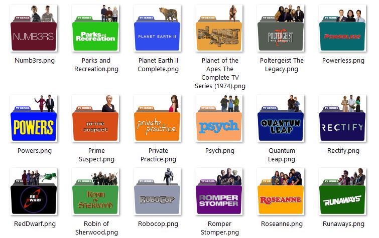 TV Folders 5 by DarthLocutus545 on DeviantArt