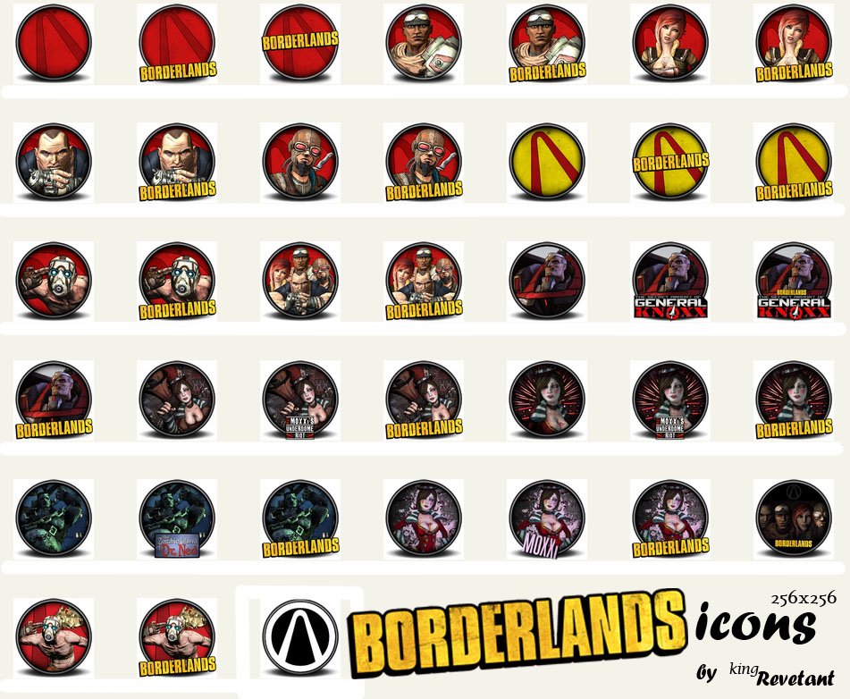 Borderlands game icon pack by KingReverant on DeviantArt