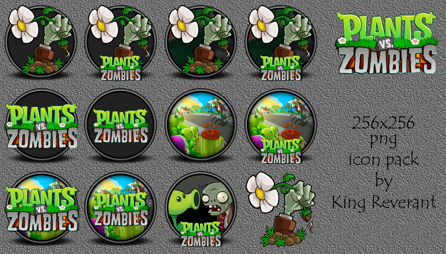 Plants vs Zombies icon pack by KingReverant on DeviantArt
