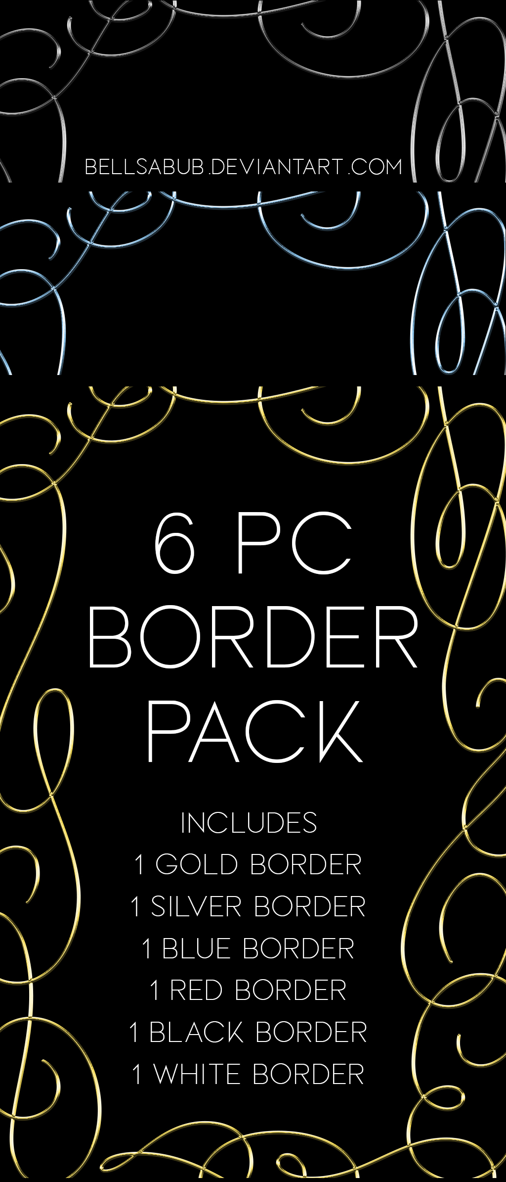 Border Pack #11 by bellsabub on DeviantArt