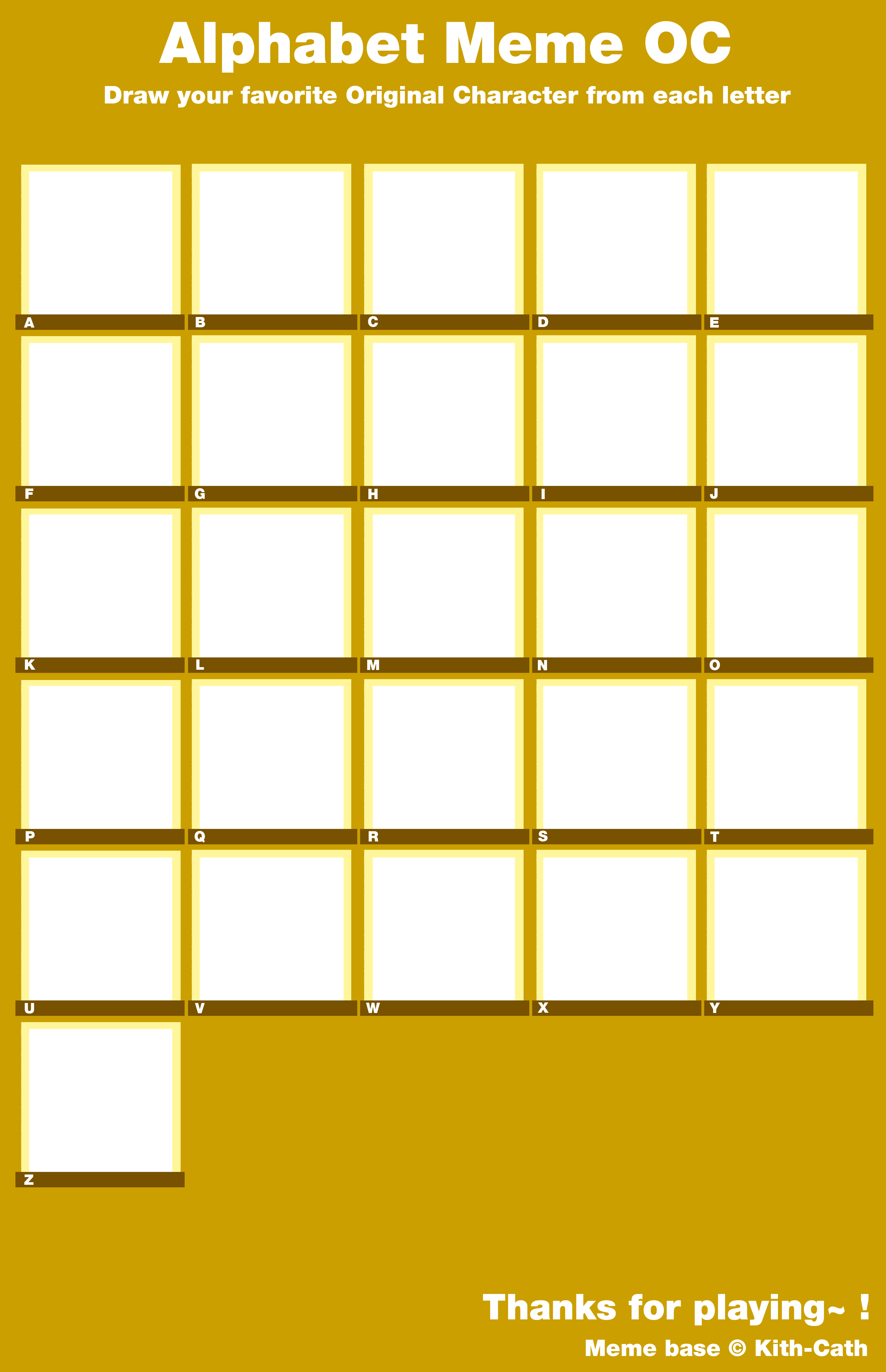 Alphabet Meme OC -Blank by Kith-Cath on DeviantArt