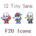 [F2U] - 12 Tiny Sans icons by Daniewise on DeviantArt