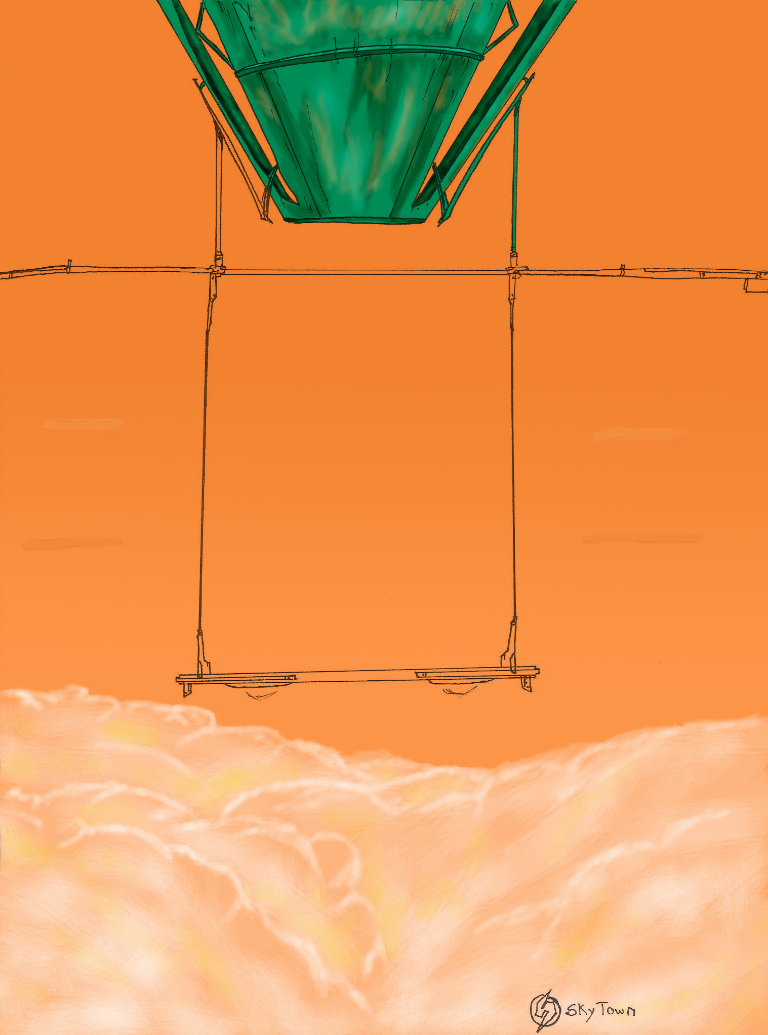 Smash Bros. Fic Stage- Skytown by athorment on DeviantArt