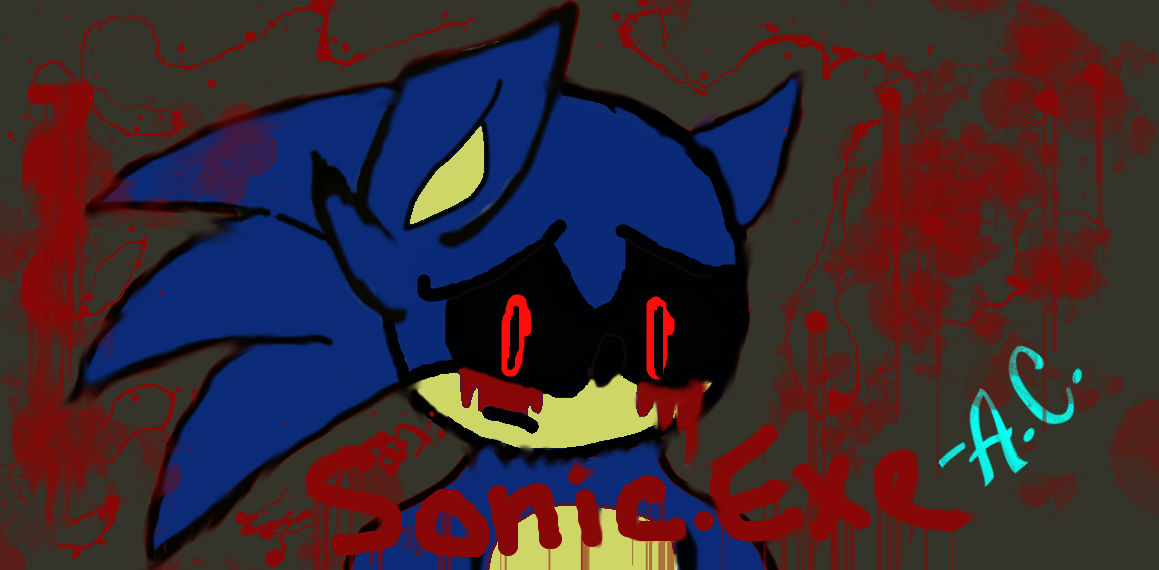 Sonic.Exe (Originally made by ArtistiaCons) by ArtistiaCons on DeviantArt