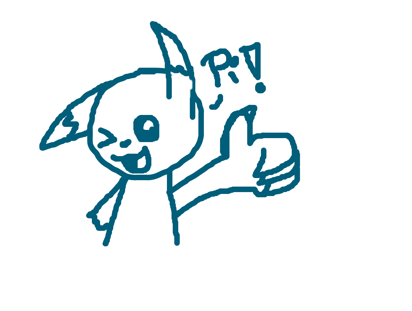 Pikachu thumbs up! by SandraMineART on DeviantArt