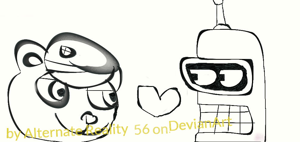 bender x fliqpy by AlternateReality56 on DeviantArt