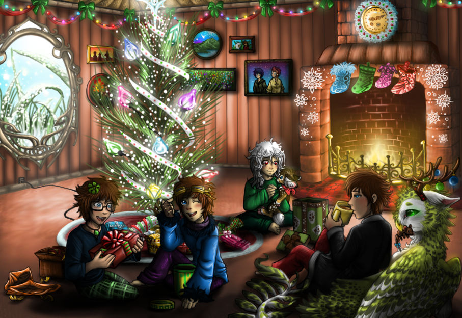 Christmas with the kids by SweetIntent on DeviantArt