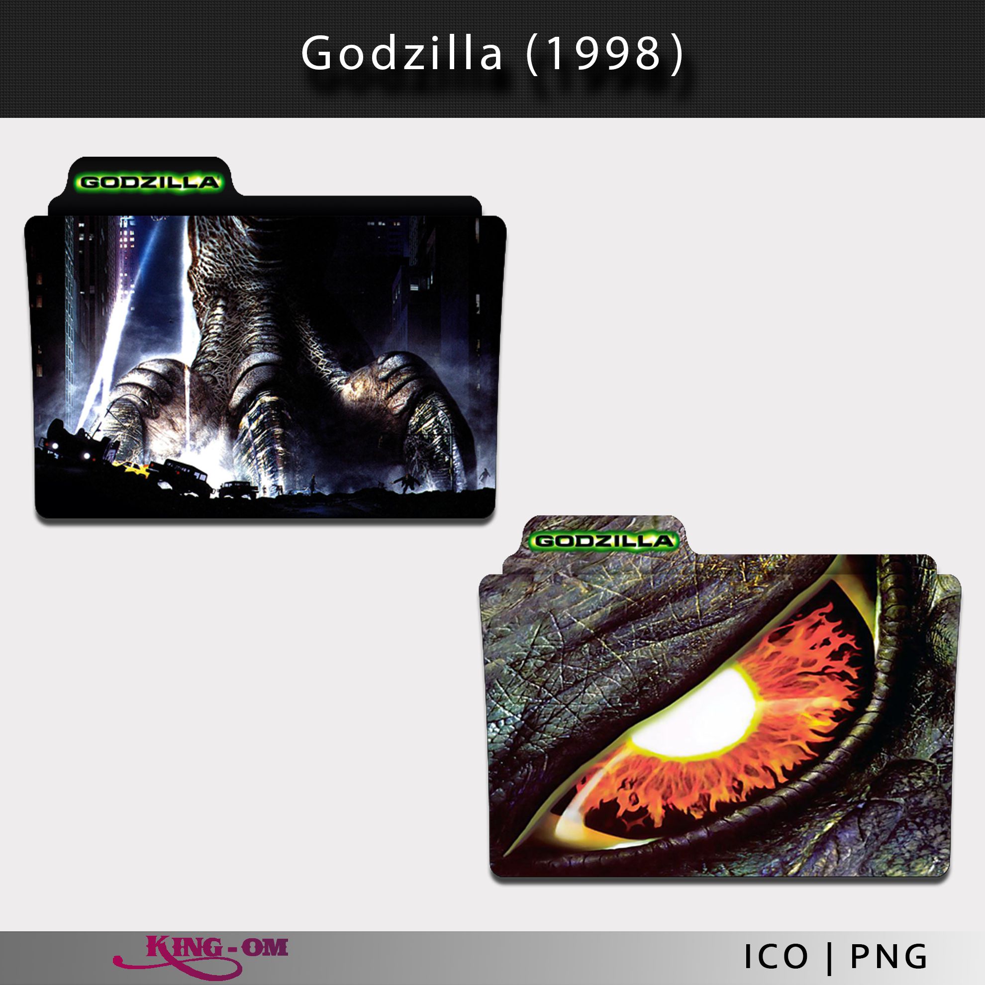 Godzilla (1998) Folder Icon by king-om on DeviantArt