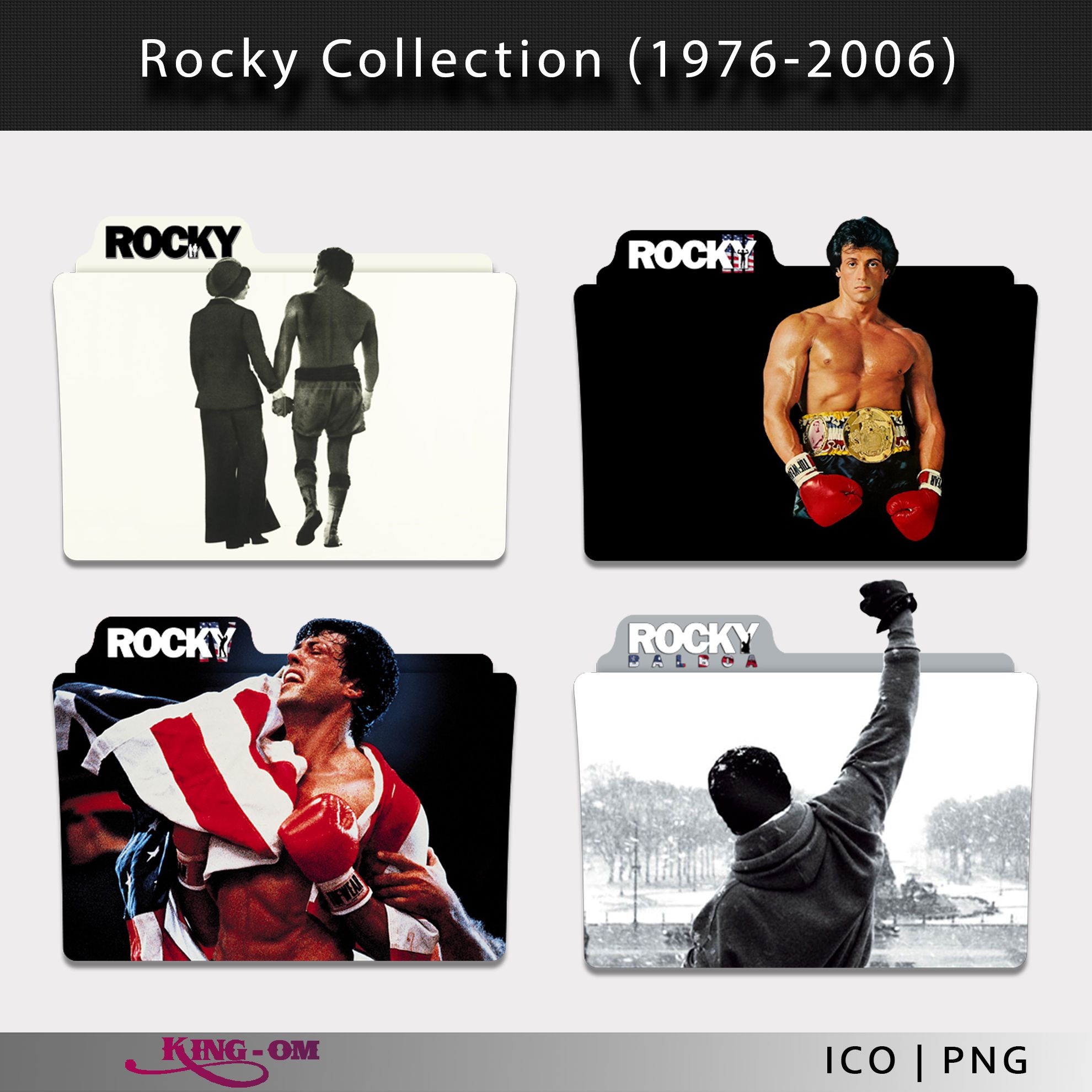 Rocky Collection Folder Icon by king-om on DeviantArt