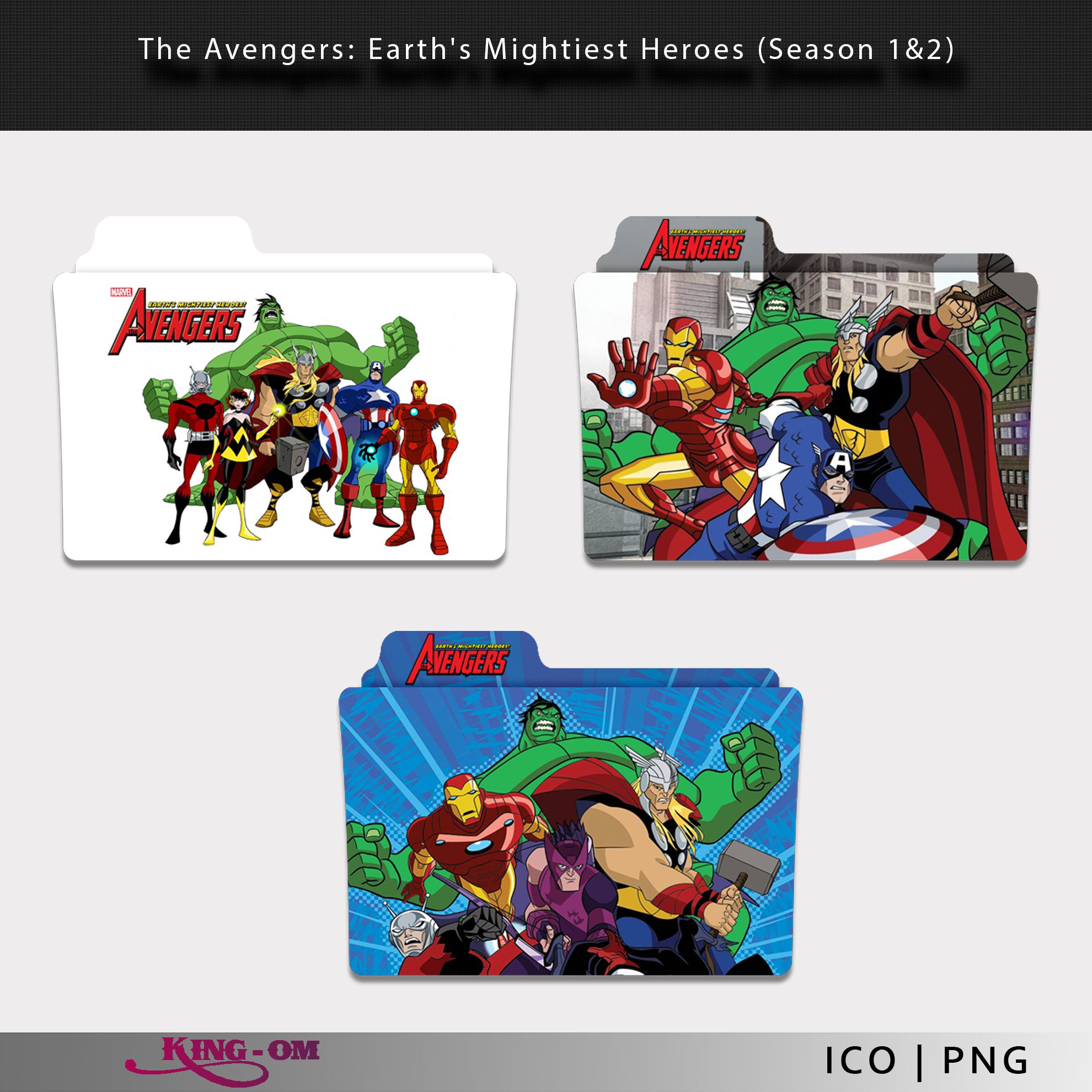 The Avengers Earth's Mightiest Heroes Folder Icon by king-om on DeviantArt