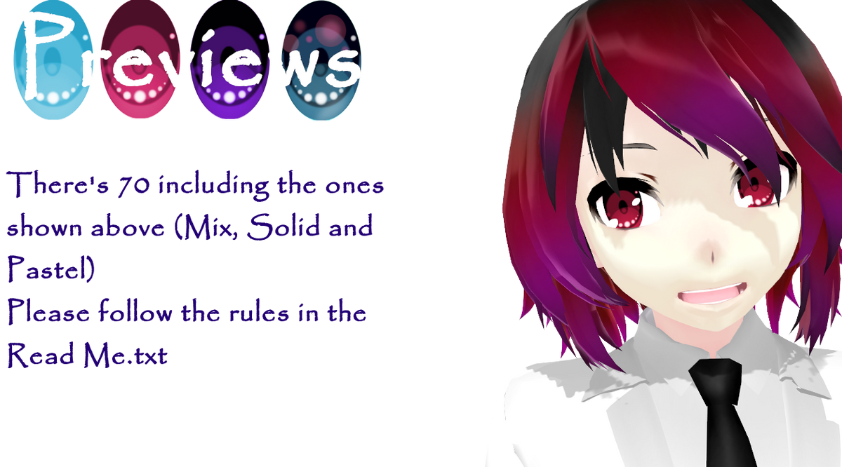 Sparkle Spot Eye Pack by MikaOokami20 on DeviantArt