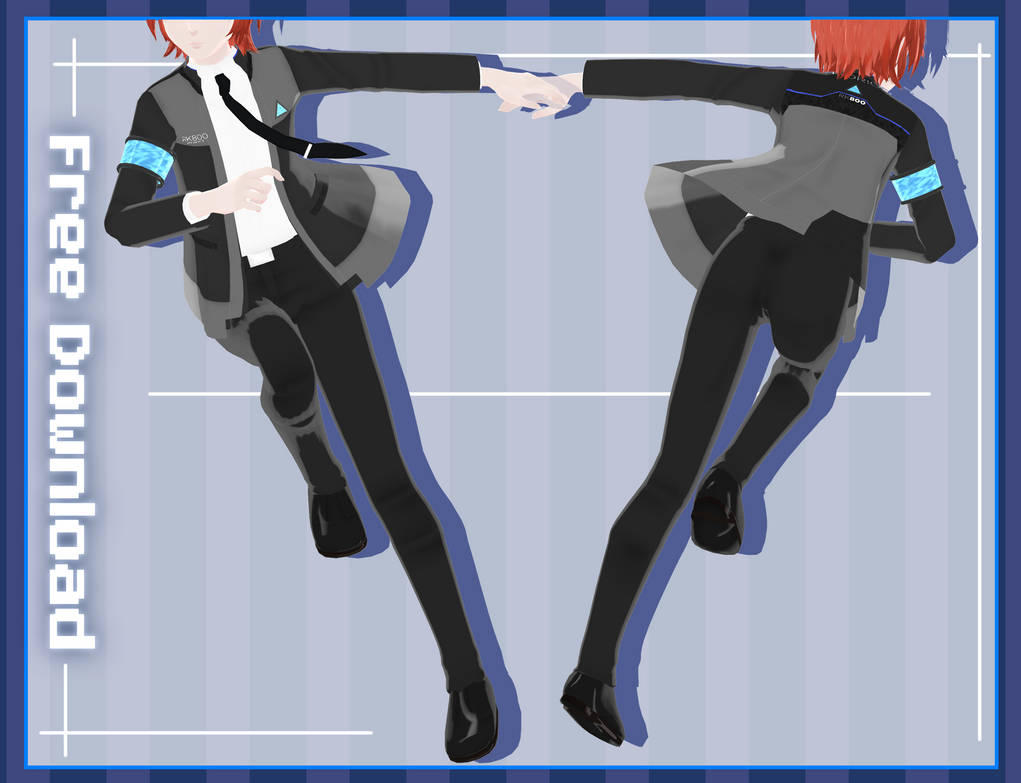 [MMD|Re-up] DBH Suit by Berry-Jar on DeviantArt